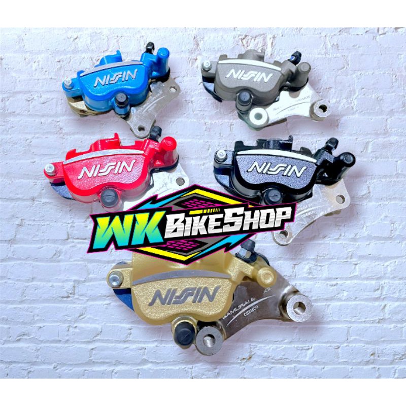 Jual CALIPER KALIPER NISSIN SAMURAI BREAK 2 PISTON ( JUPITER Z / MX KING R15 SATRIA VIXION MIO ...