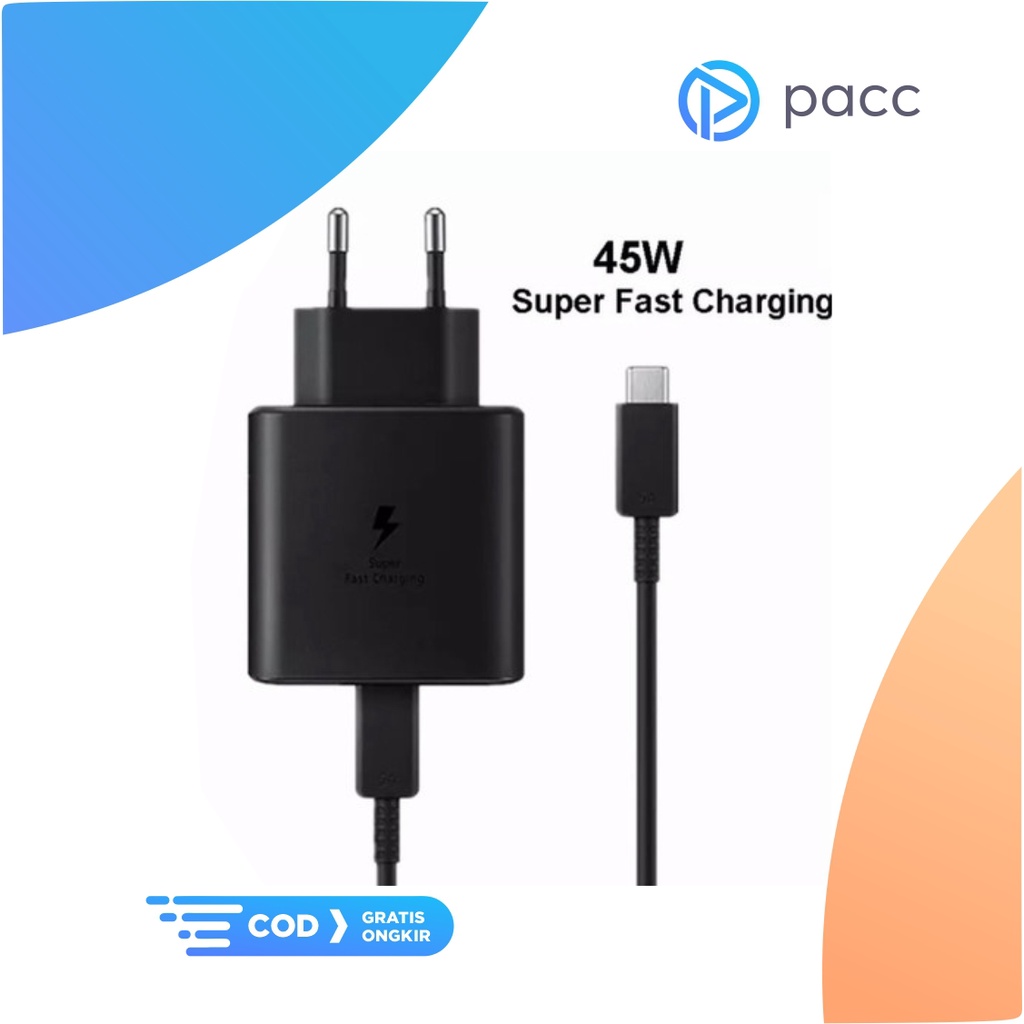 Jual Adapter Samsung Original 45W - BLACK | Shopee Indonesia