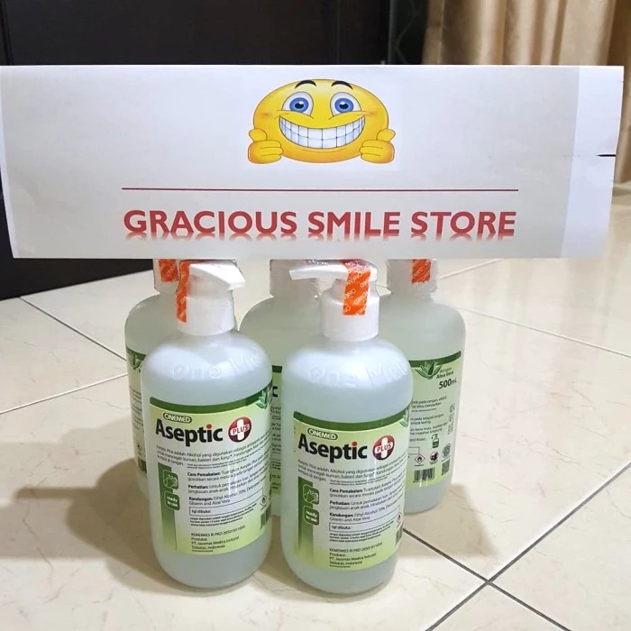 Jual ONEMED ASEPTIC PLUS PUMP 500ML / HAND SANITIZER CAIR 500ML ... Jual ONEMED ASEPTIC PLUS PUMP 500ML / HAND SANITIZER CAIR 500ML ...