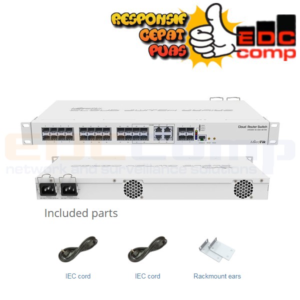 Jual Mikrotik CRS326-24S+2Q+RM Cloud Router Switch | Shopee Indonesia