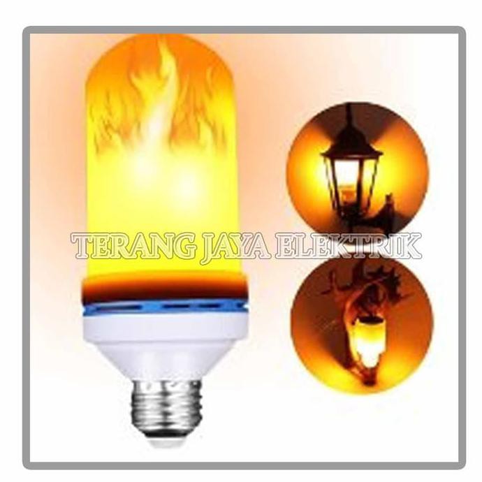 Jual Lampu LED API/Lampu Obor/Flame Bulb E27 3 Watt - 3 fungsi | Shopee ...