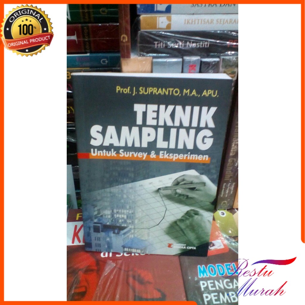 Jual Teknik Sampling Untuk Survey dan Eksperimen | Shopee Indonesia