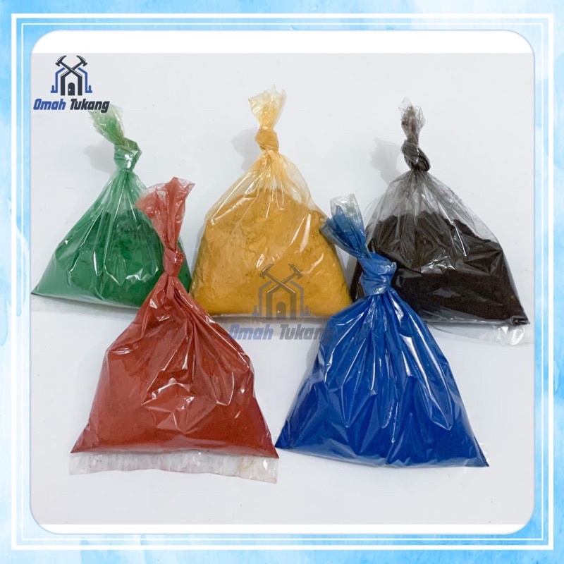 Jual ECER VEREP VERF BUBUK WARNA HIJAU KUNING HITAM MERAH BIRU | Shopee ...