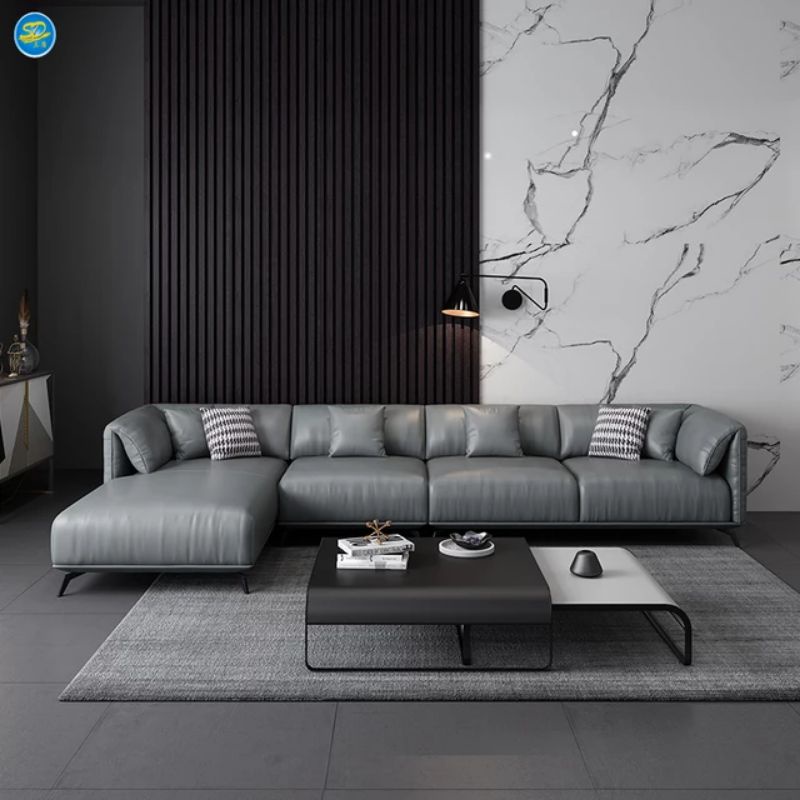 Jual Sofa Letter L Kulit Sintesis Super Elegant Multifungsi Sofa Jati ...