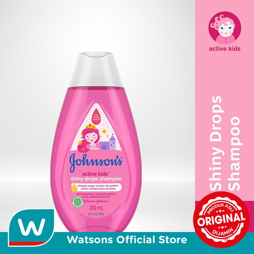 Jual Johnson's Kids Shiny Drops Shampoo 200ml Indonesia|Shopee Indonesia
