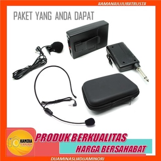 Jual Mic Jepit Wireless Clip on / Microphone Wireless Ceramah Pidato ...