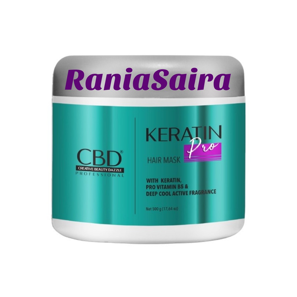 Jual CBD Keratin Pro Daily Hair Mask 500gr Masker Rambut / Kering ...