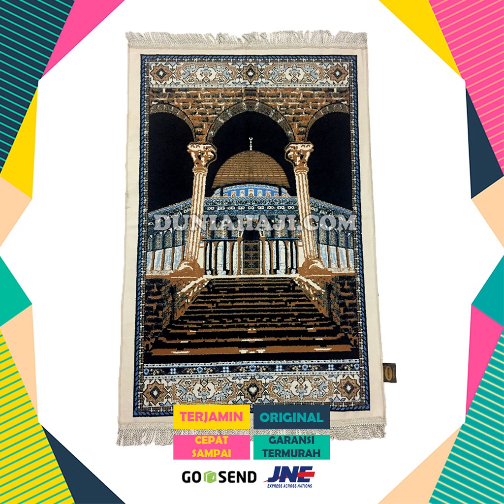 Jual Sajadah Turki Turkey Turkiye Suede Motif 3D 3 Dimensi / Sajadah ...