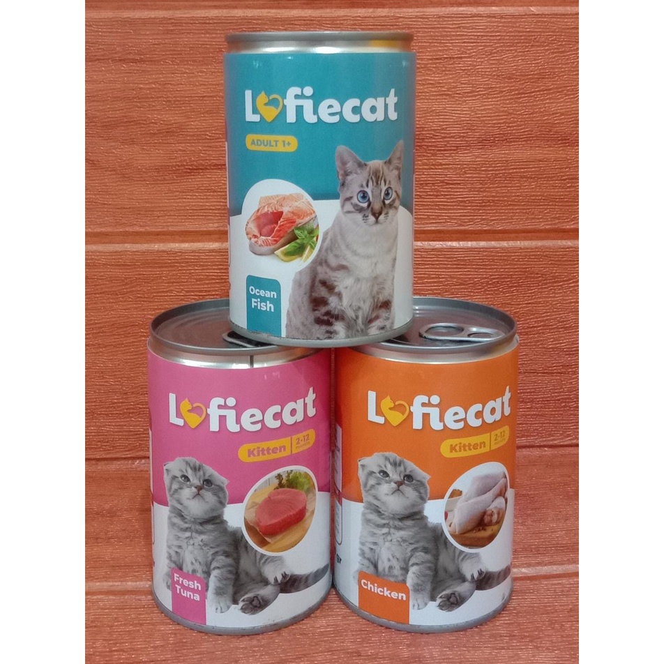 Jual Wet Cat Food LOFIECAT 400 gr Makanan Kucing Basah | Shopee Indonesia