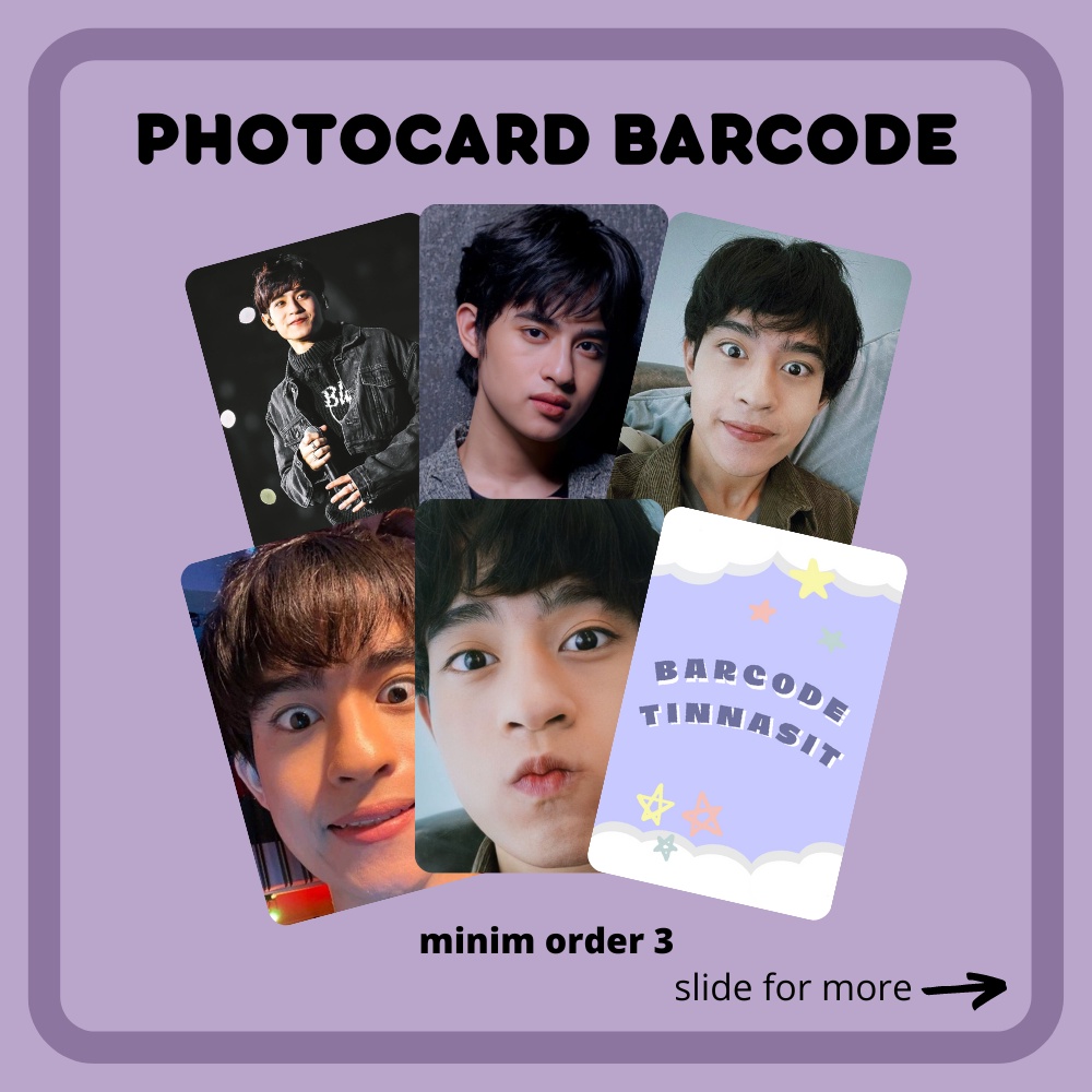 Jual [UNOFFICIAL] PHOTOCARD BARCODE TINNASIT KINNPORSCHE PORSCHAY THAI ...