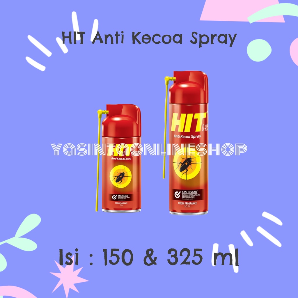 Jual PEMBASMI KECOA HIT ANTI KECOA SPRAY | Shopee Indonesia