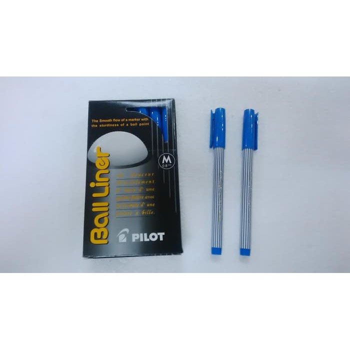 Jual Pulpen Pilot Balliner - Ballpoint Pilot Balliner 0,8 warna Biru ...