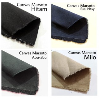 Jual Bahan Kain Canvas Marsoto Abu Abu | Shopee Indonesia