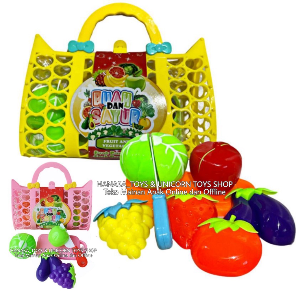 Jual Mainan buah potong atau mainan memotong buah dan sayur | Shopee ...