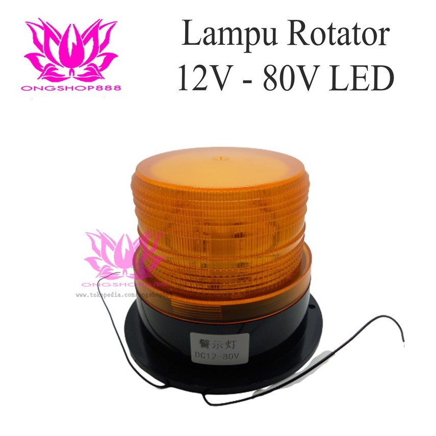 Jual Lampu Rotator Forklift LED Beacon 12V-80V Rotator for Forklift ...