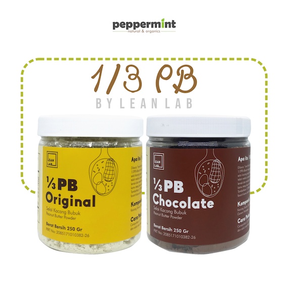 Jual Lean Lab 1/3 PB Peanut Butter Powder / Selai Kacang Bubuk (250 gr ...