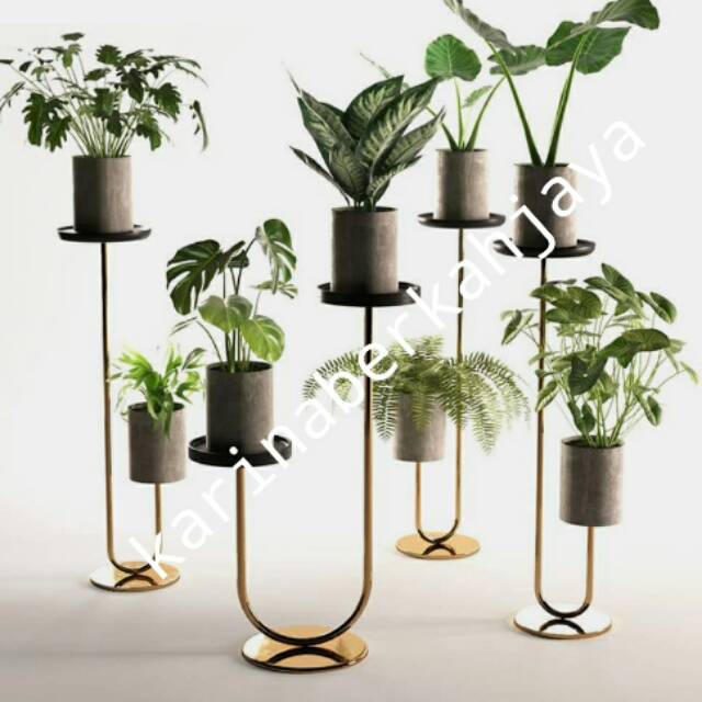 Jual Standing planter/standing pot/Dudukan pot besi bunga/tanaman ...