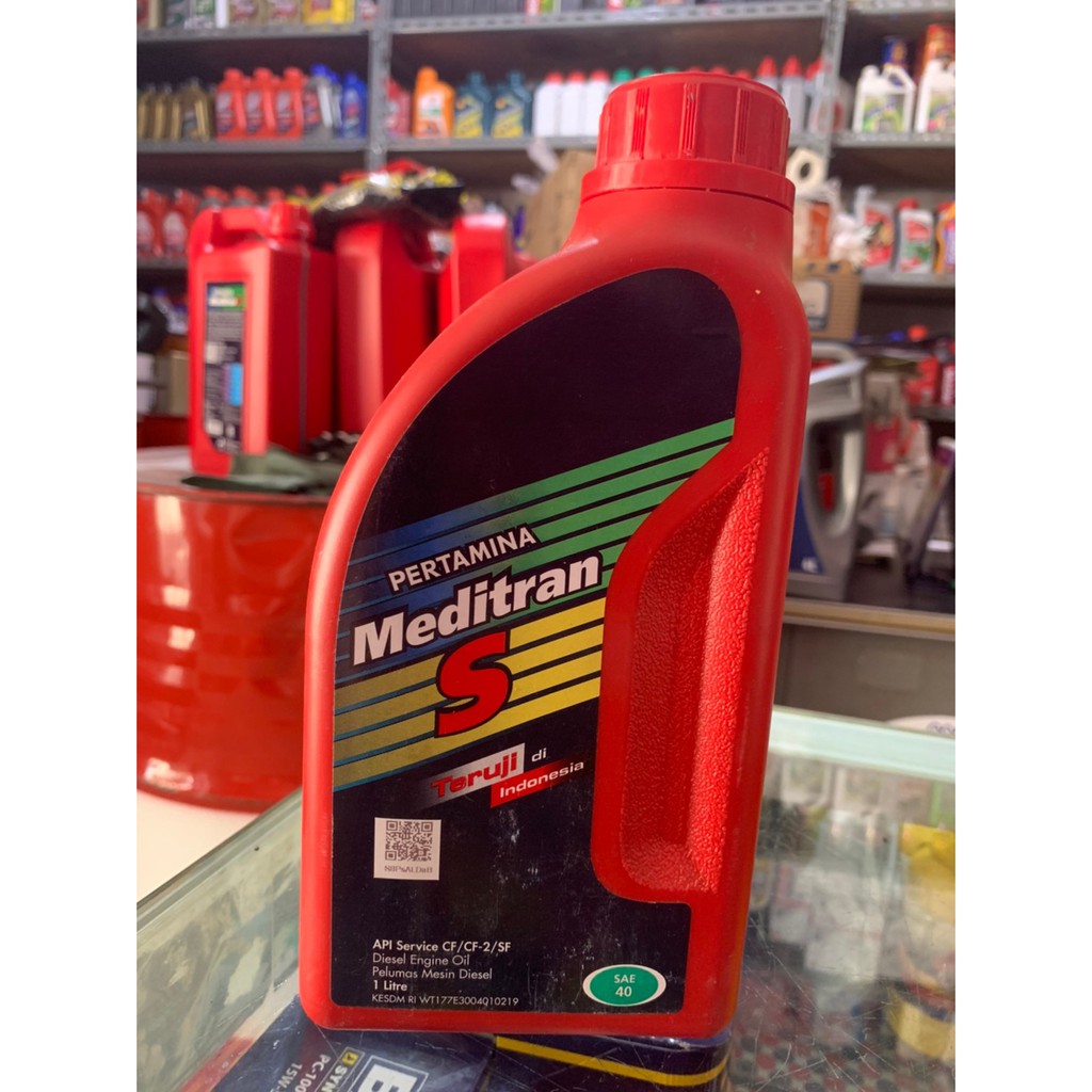 Jual OLI PERTAMINA MEDITRAN S SAE 40 (1L) | Shopee Indonesia