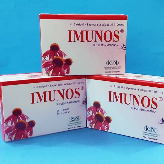Jual Imunos tablet 1 kotak isi 5strip x 4 tablet | Shopee Indonesia
