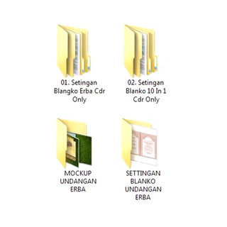 Jual File Setting Blanko Undangan Erba Lengkap Format CDR CorelDraw ...