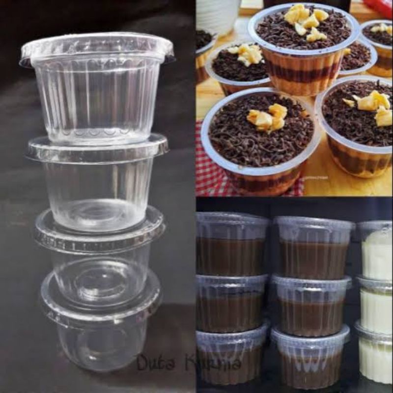 Jual Cup Puding / Cup Agar-agar 120ml @50pcs | Shopee Indonesia