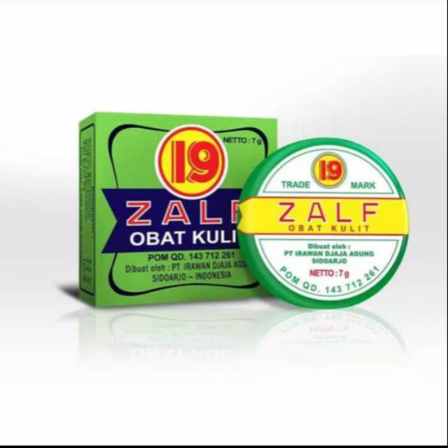 Jual SALAP KULIT CAP 19 / ZALF OBAT KULIT 19 - 7GR - UNTUK GATAL2 KULIT ...
