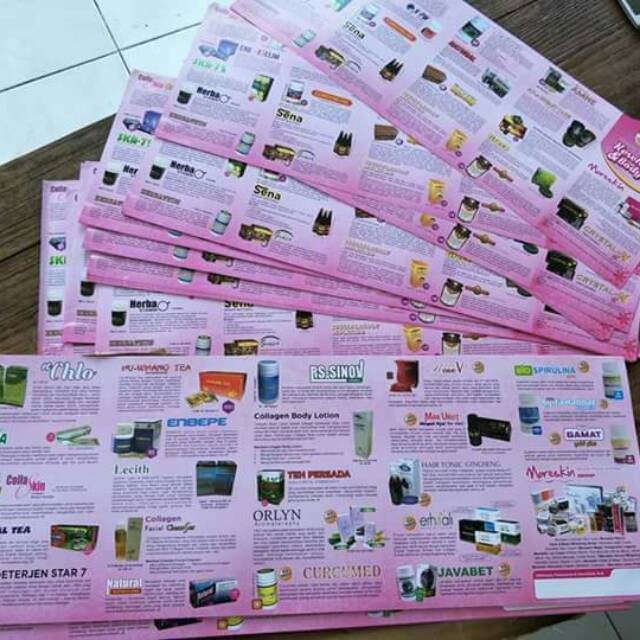 Jual Brosur Katalog Produk Nasa | Shopee Indonesia