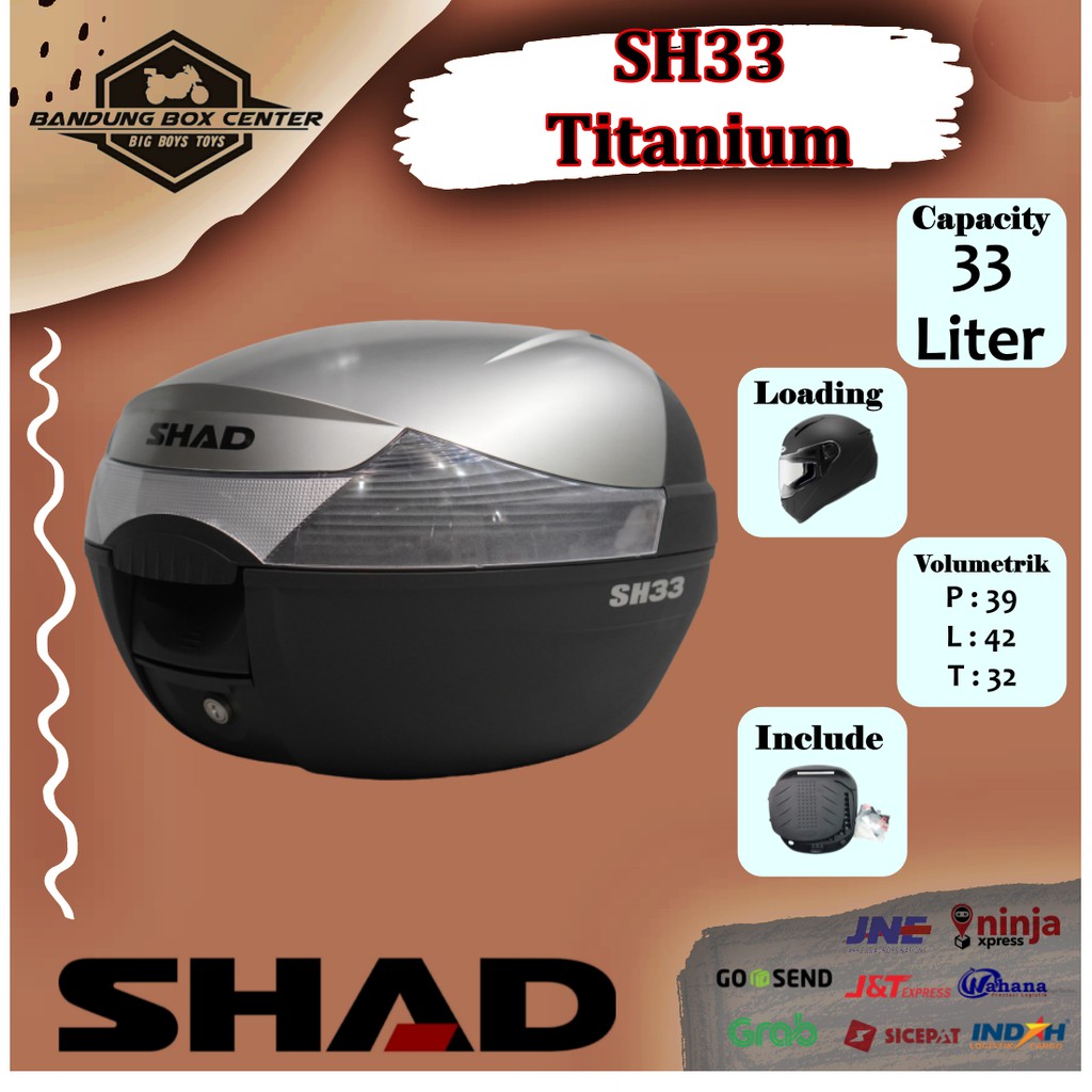Jual Box Motor Box Touring Bagasi Motor Box Shad SH33 Shad SH 33 ...