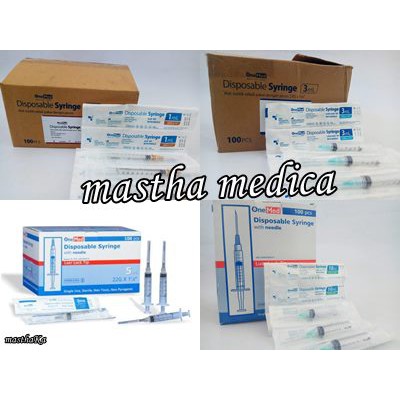 Jual Disposable Syringe With Needle One Med Onemed Satuan Indonesia ...