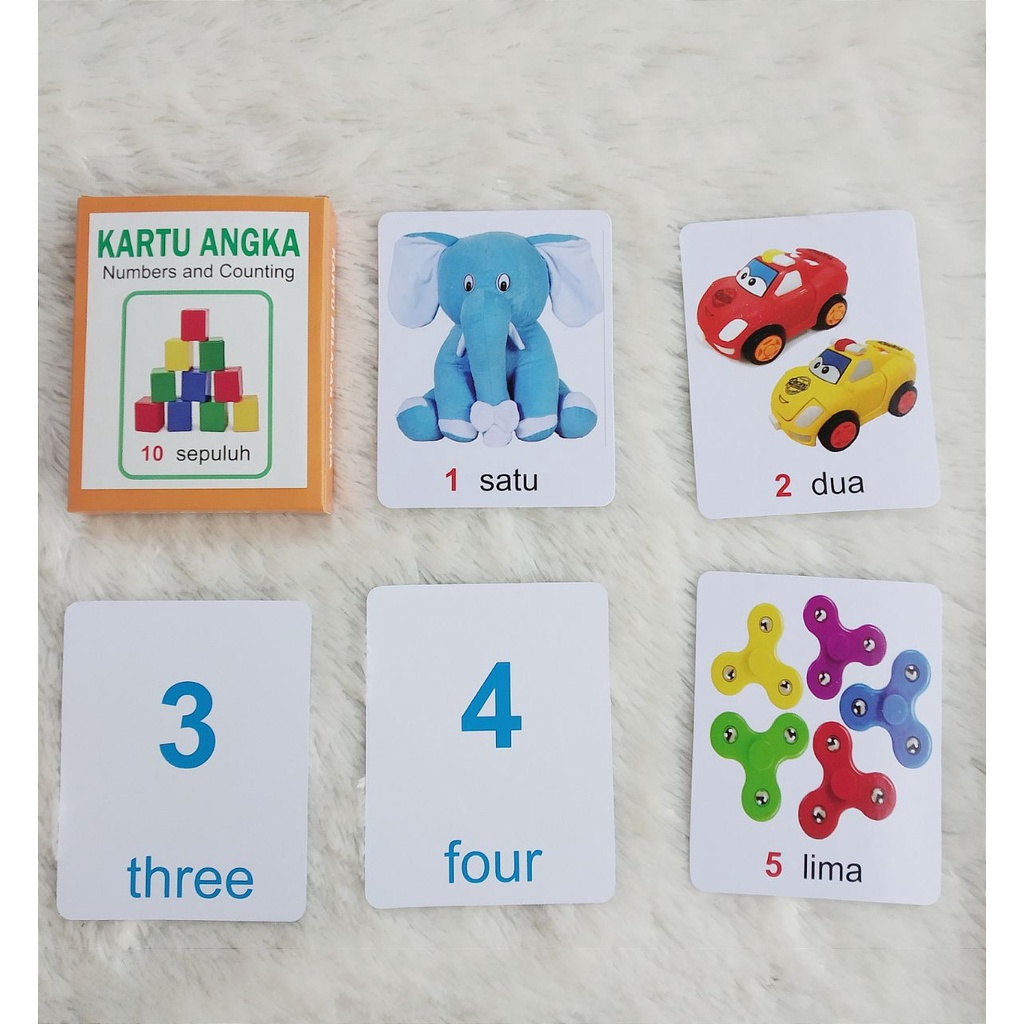 Jual TERMURAH Flashcard ANGKA kartu pintar ANGKA | Shopee Indonesia