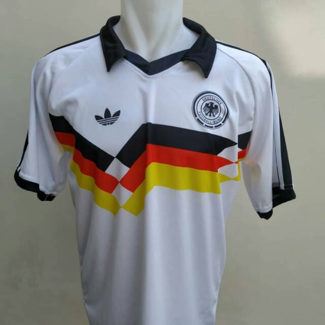 Jual Jersey Jerman Retro Full Printing ( GRATIS NAMA DAN NOMER PUNGGUNG ...