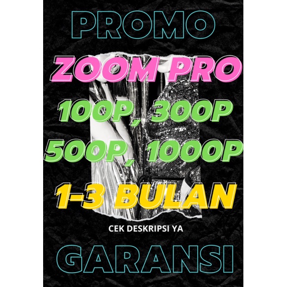 Jual Zoom Premium Large Meeting 500 dan 1000 Peserta | Shopee Indonesia