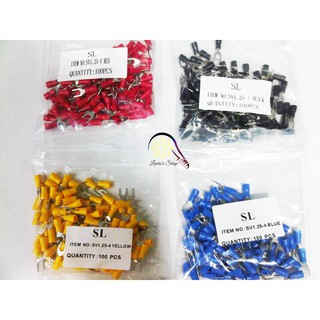 Jual Skun Garpu 1,5mm Merah Hitam Biru Kuning Skun Y High Quality | Shopee Indonesia