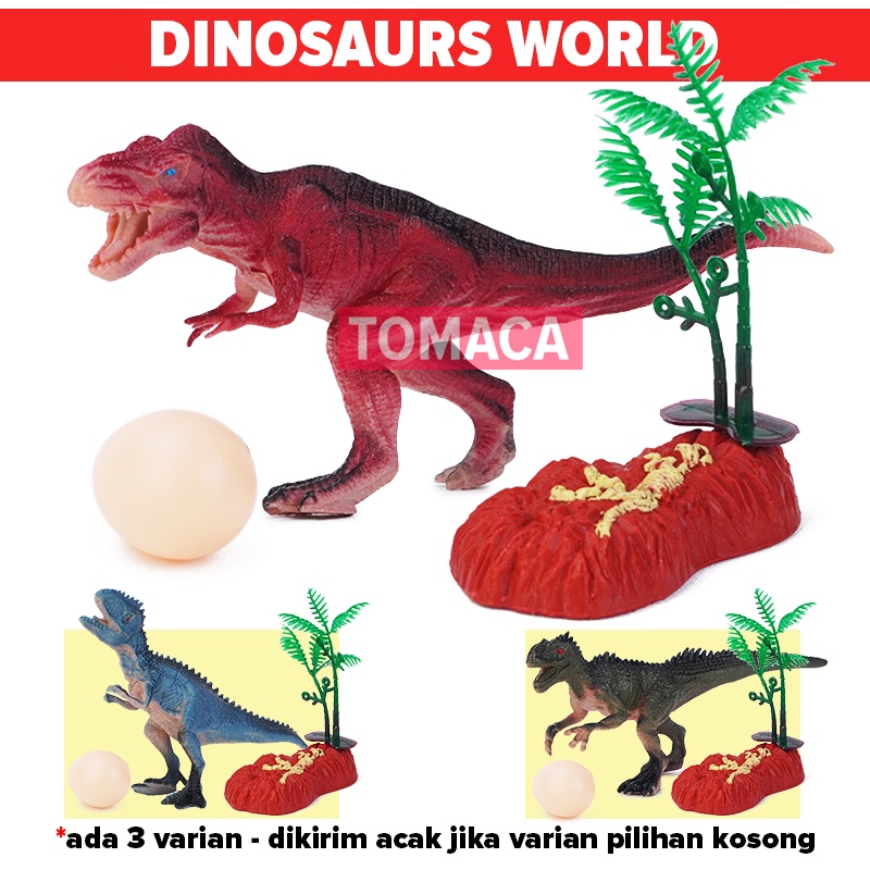 Jual Mainan Anak Dinosaur Paradise Figure Dino Model Fosil Rangka Telur ...