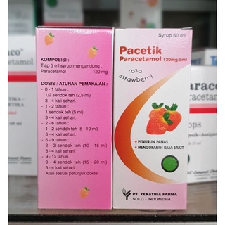Jual Pacetik Paracetamol Sirup 60 ml Obat Turun Panas Demam Anak ...