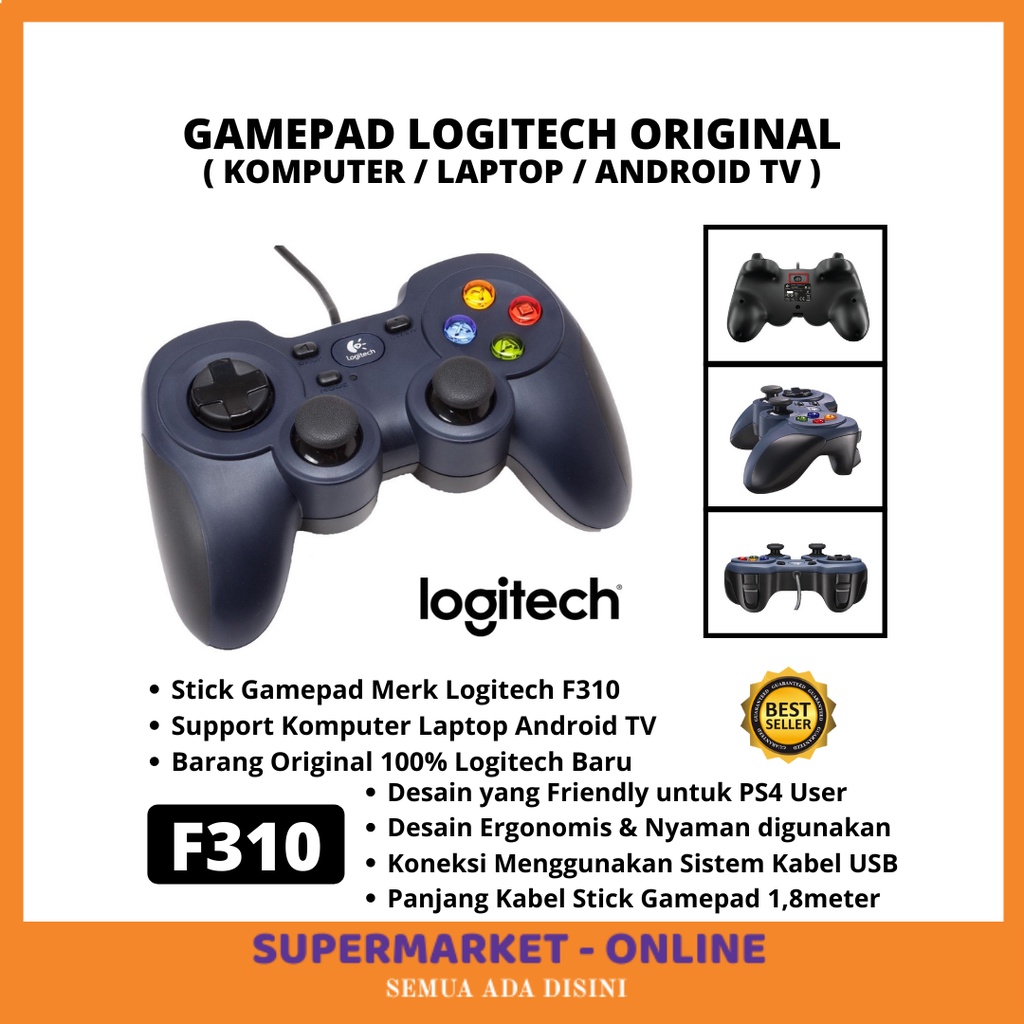 Jual BEST SELLER Stick Gamepad Joystick Controller Stick Game Kabel ...