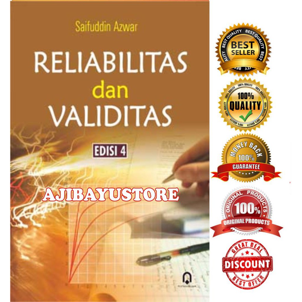 Jual BUKU RELIABILITAS DAN VALIDITAS Saifuddin Azwar Pustaka Pelajar ...