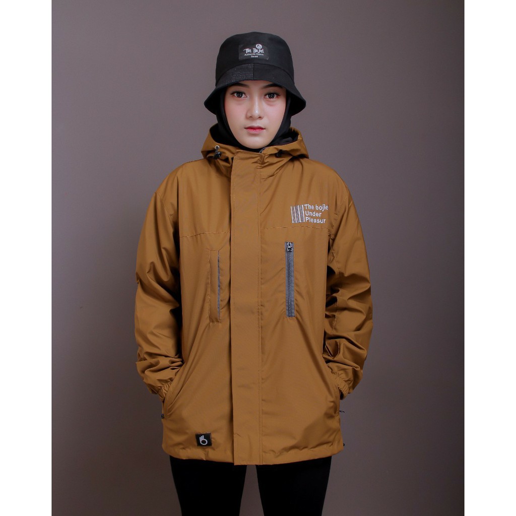 Jual Jaket Parasut Unisex Pleasure Gold - jaket Parasut Termurah ...