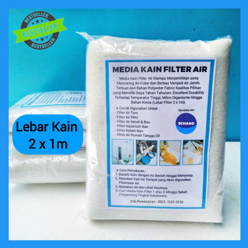 Jual MEDIA KAIN FILTER AIR AWET 2 TAHUN + , FILTER AIR SUMUR, PENJERNIH ...