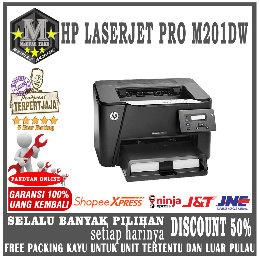 Jual Printer HP LaserJet Pro M201dw | Wireless,Duplex | Shopee Indonesia
