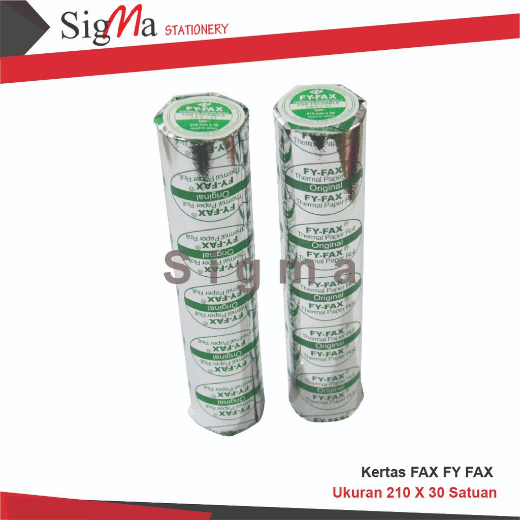 Jual Kertas Fax Merk Fy Fax Uk 210/216*30 | Shopee Indonesia