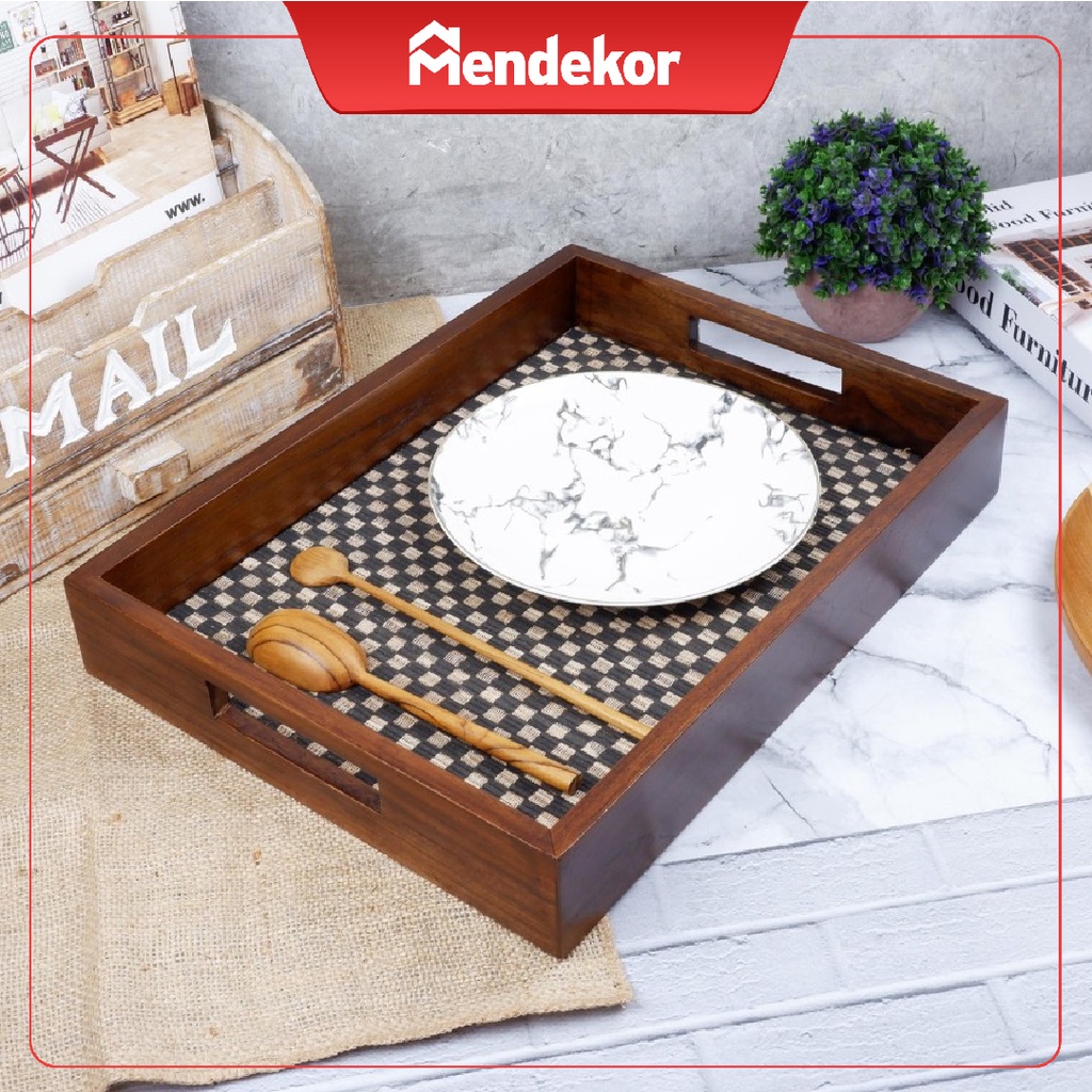 Jual Nampan Tray Kayu Lidi Hotel Restaurant Cafe Dekorasi Dapur ...