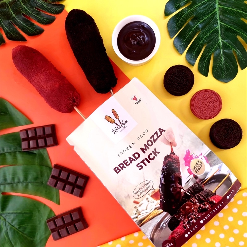 Jual bread mozza stick mix ( 1 oreo 1 redvelvet ) | Shopee Indonesia