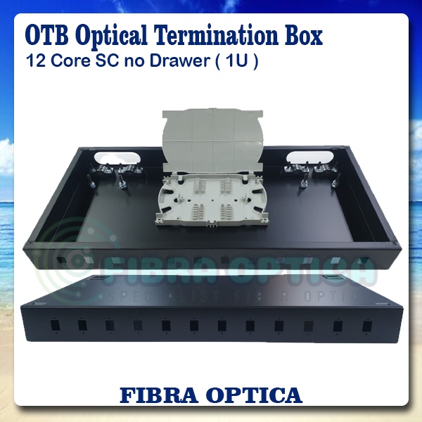Jual OTB 12 Core SC | 1U no Drawer ODF OTB 12 Core Kosong | Shopee ...