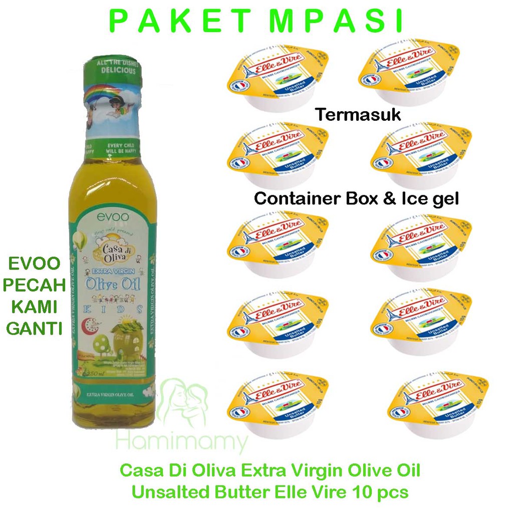 Jual Paket MPASI Casa di Oliva Kemasan Terbaru EVOO Unsalted Butter ...