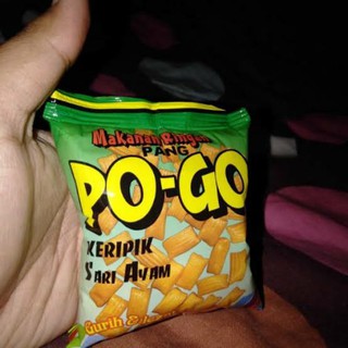 Jual (10 pcs) Pogo Snack Jadul | Keripik sari ayam pogo jajanan jadul ...
