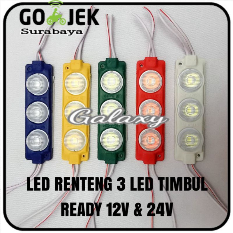 Jual Led Universal Tempel Mana Saja 1 Led / 3 Led / 6 Led - 12V / 24V ...