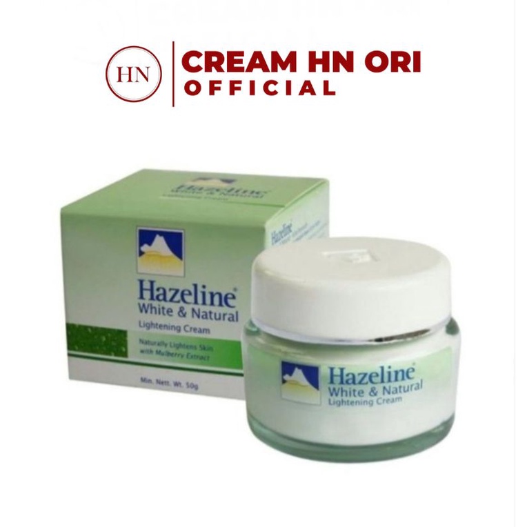 Jual HAZELINE WHITE & NATURAL LIGHTENING CREAM ORIGINAL | HAZELINE SNOW ...