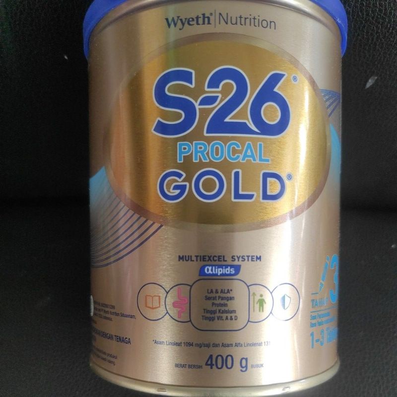 Jual S-26 Procal Gold tahap 3 kaleng 400g | Shopee Indonesia