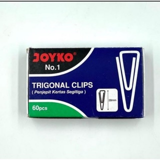 Jual Trigonal Clip / Paper Clip No 1 Joyco Sedang | Shopee Indonesia